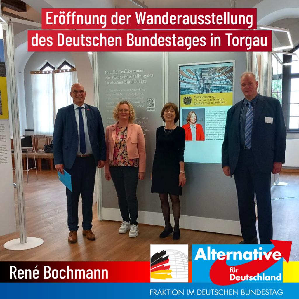 Eröffnung der Wanderausstellung des Bundestages +++ – René Bochmann