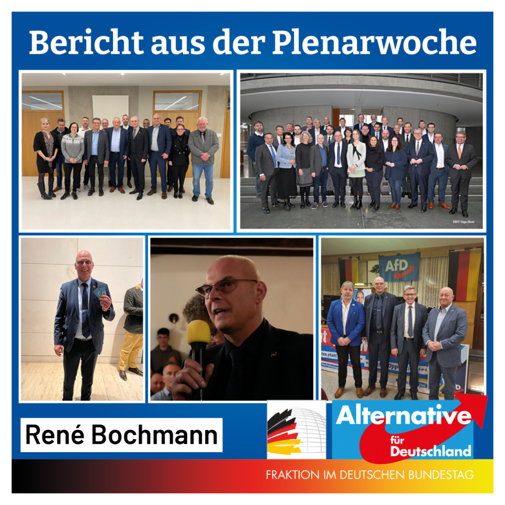 Bericht aus der Plenarwoche +++ – René Bochmann